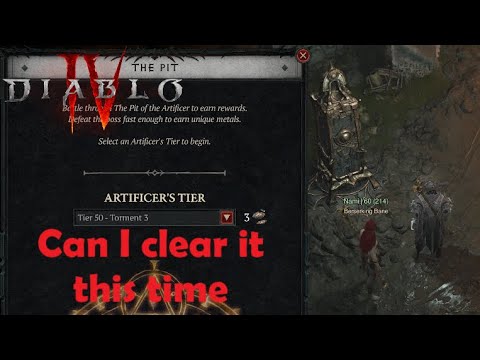 Diablo 4, Build change, Can we clear Pit 50 and get to Torment 3 ...