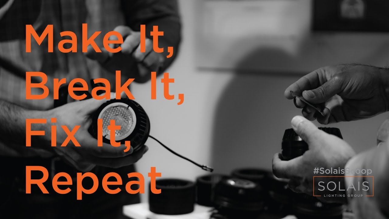 Make it, break it, fix it, repeat! - YouTube