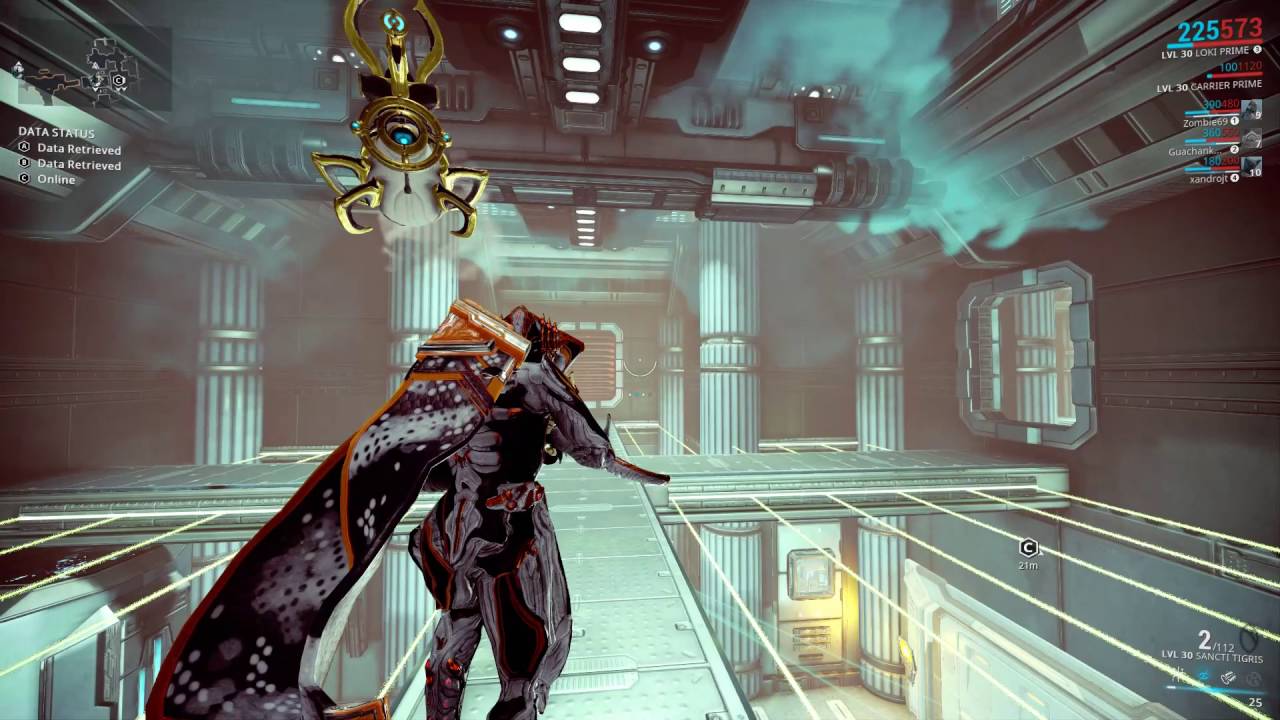 Warframe Energy siphon spy loki prime sancti tigris - YouTube