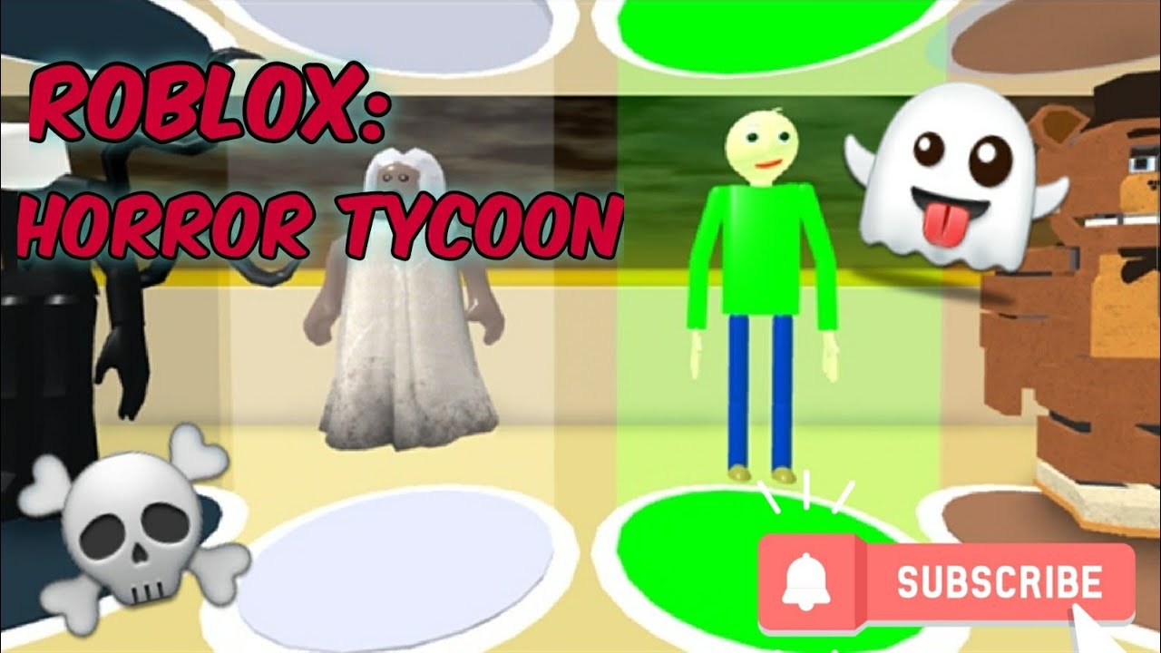 ROBLOX HORROR TYCOON WITH MY BROTHER 👽👻☠😱 - YouTube