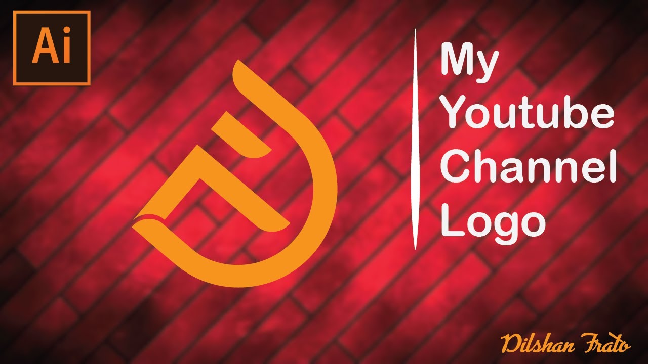 How to design a channel logo |Adobe Illustrator - YouTube