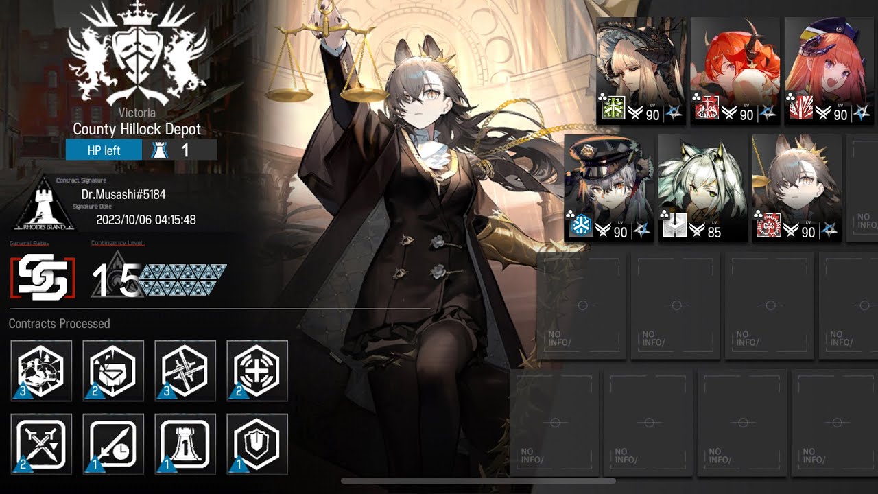 [Arknights] CC#12 daily map day 6 max risks (6 ops) no snipers and ...