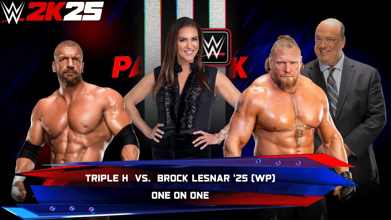 Full Match - Triple H vs Brock Lesnar: Special Guest Referee Stephanie ...