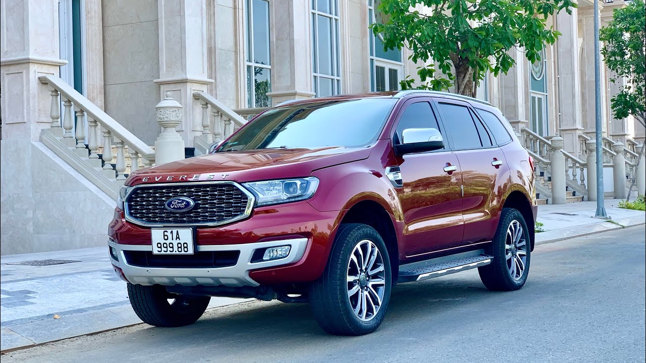 Ford Everest Titanium 2021 Đỏ | Ford Everest 2021 đỏ - YouTube