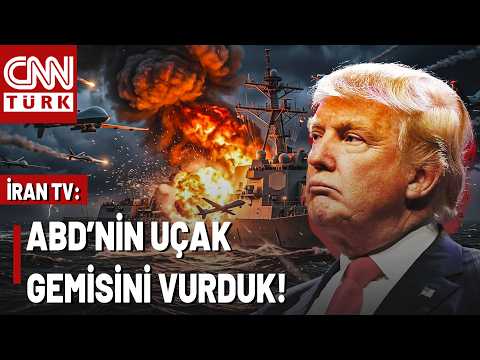 SON DAKİKA🚨İran Medyası Duyurdu: ABD Gemisine İHA Attık!