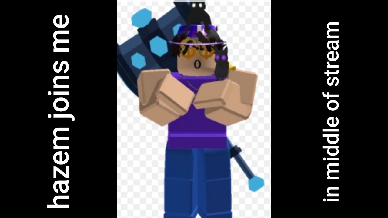 Hazem joins me in middle of stream @haz3mn 2.0 #roblox #plsdonate - YouTube