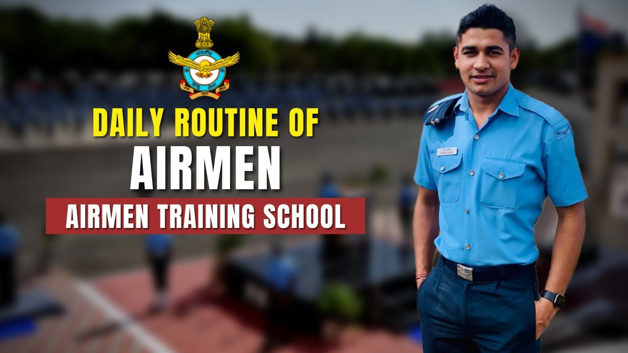 Daily Routine of Trainees in Airmen Training School - YouTube