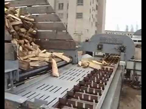 Fire wood pack machine. Wood pack. Pack fire wood. - YouTube