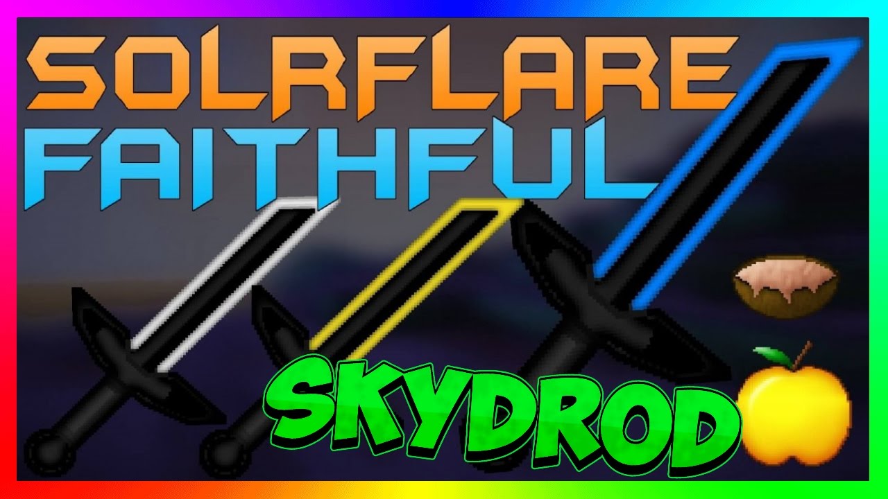 MINECRAFT Resource Pack Pvp Solarflare - YouTube