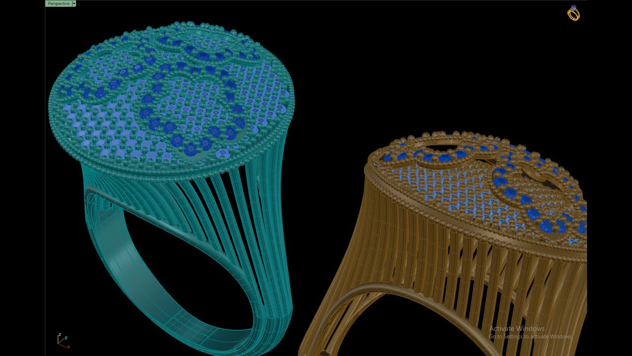 #howtomake #Three roses ring#diamond_Ring#Matrix_Designe#jewelry#CAD# ...