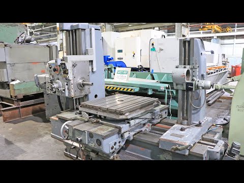 2 ½" TOS TABLE TYPE HORIZONTAL BORING MILL - YouTube