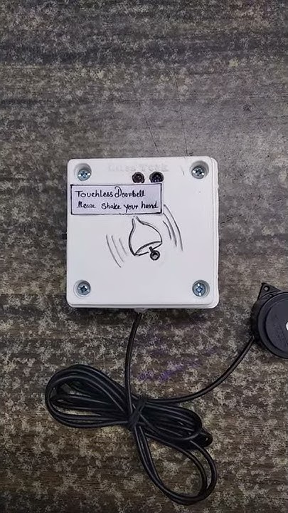 how to make touchless door bell at home by IR sensor#save from covid 19 ...