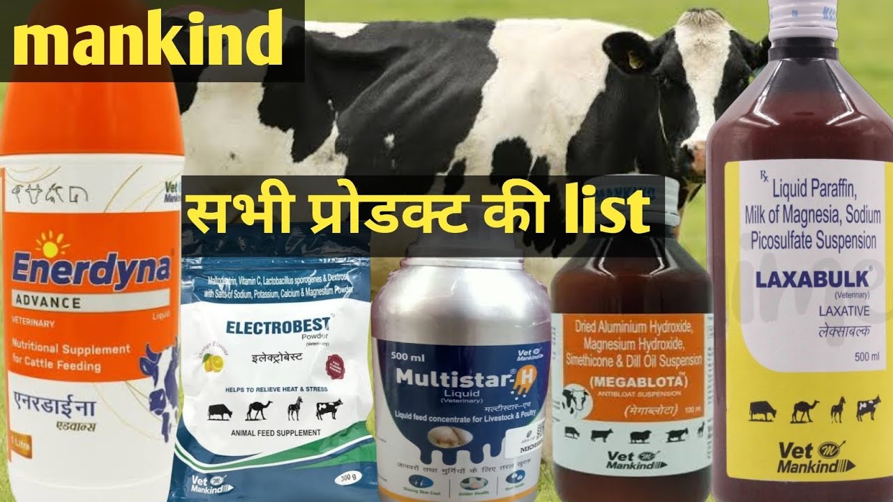 Mankind के सभी प्रोडक्ट की जानकारी || list of mankind veterinary ...