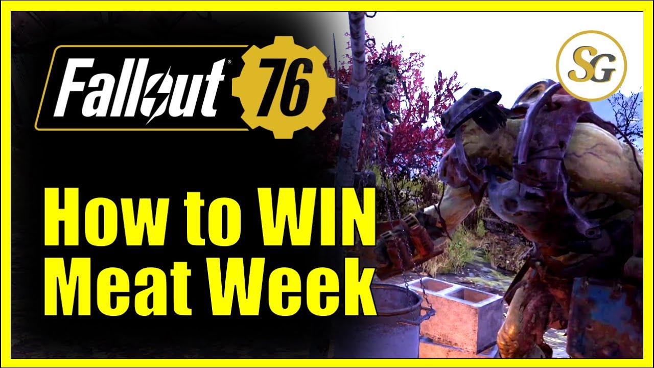 A guided walkthrough the Meat Week events - #Fallout76 - YouTube