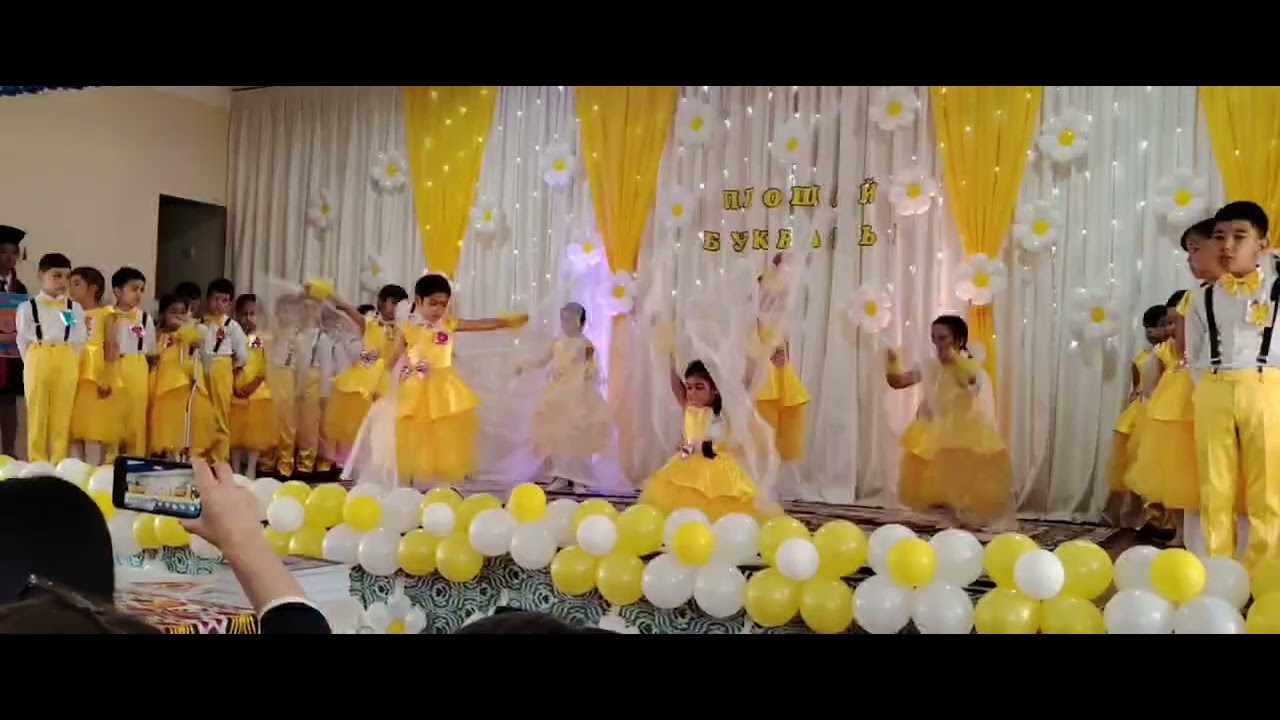 Samarqand shahar 57-maktab 1-V sinfda savodxonlik bayrami - YouTube