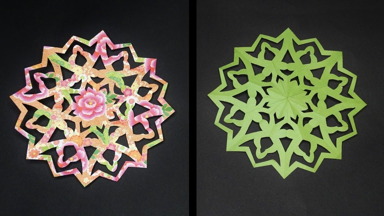 DIY How to Make | Easy Paper Cutting Flower | Beautiful Papercraft ...