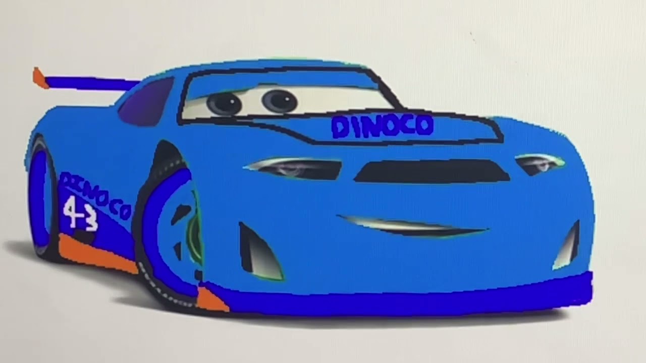 Chris Weathers (Voice) Dinoco NextGeneration Racer #43 (Cars 3, Cars 4 ...