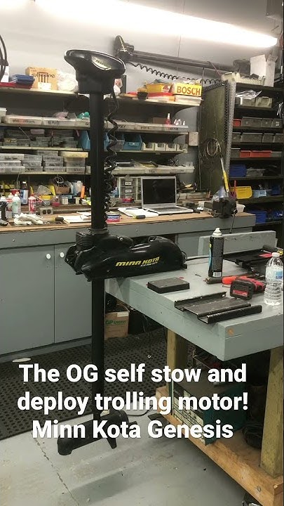 Old School! The OG of self stow and deploy motors. The Minn Kota ...