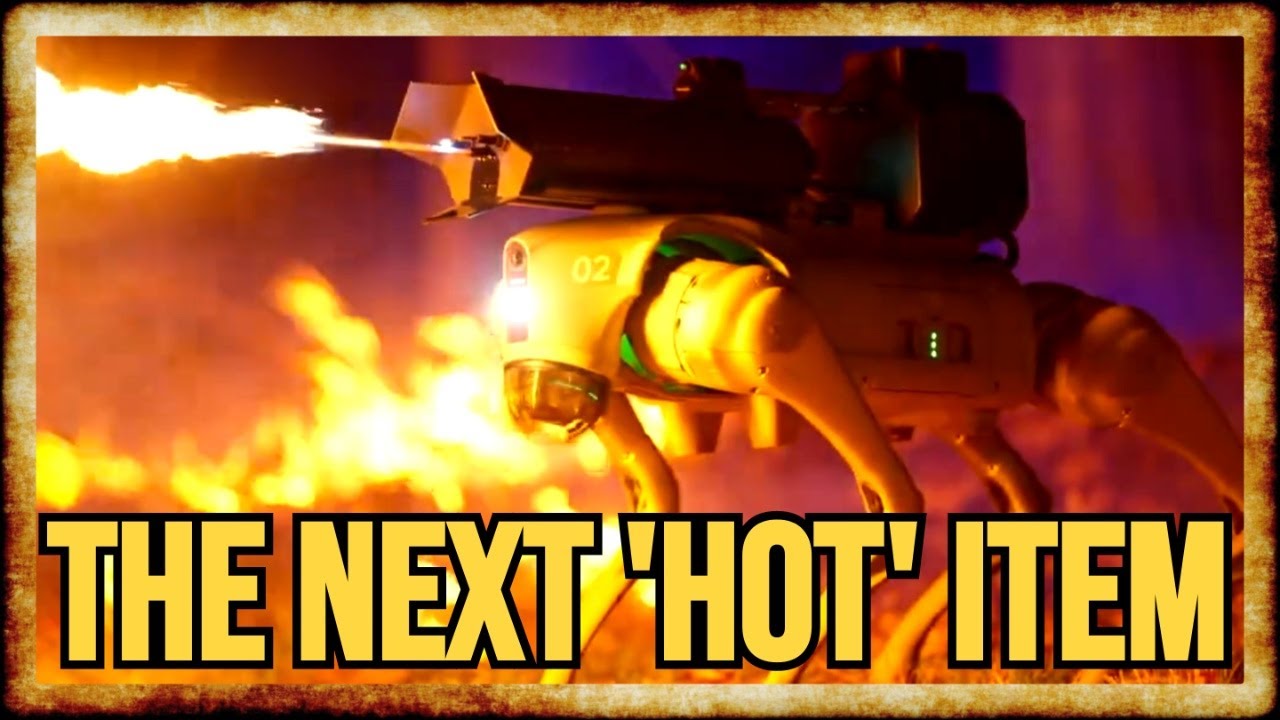 Flame-Throwing ROBOT DOG Now Available To US Consumers - YouTube