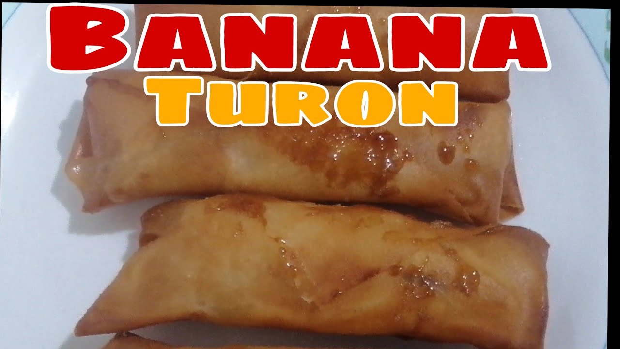 How to make Banana turon/Banana turon with sugar - YouTube