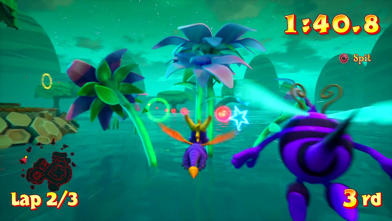 Fly through all the green rings spyro 3 reignited trilogy - YouTube