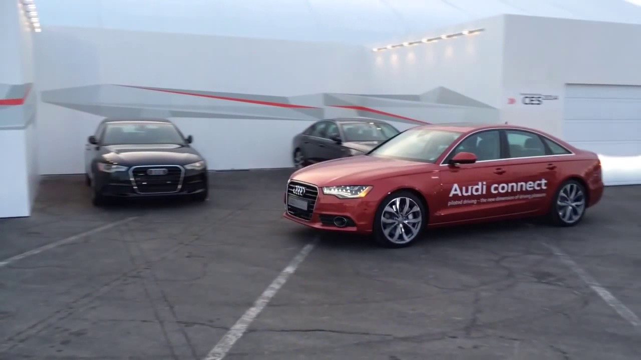 Audi Autonomous Car Parking CES new - YouTube