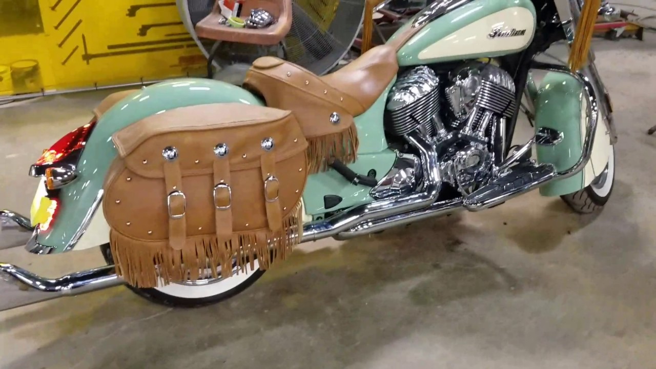 Indian Chief Vintage , Freedom Performance Shark tail true duals - YouTube