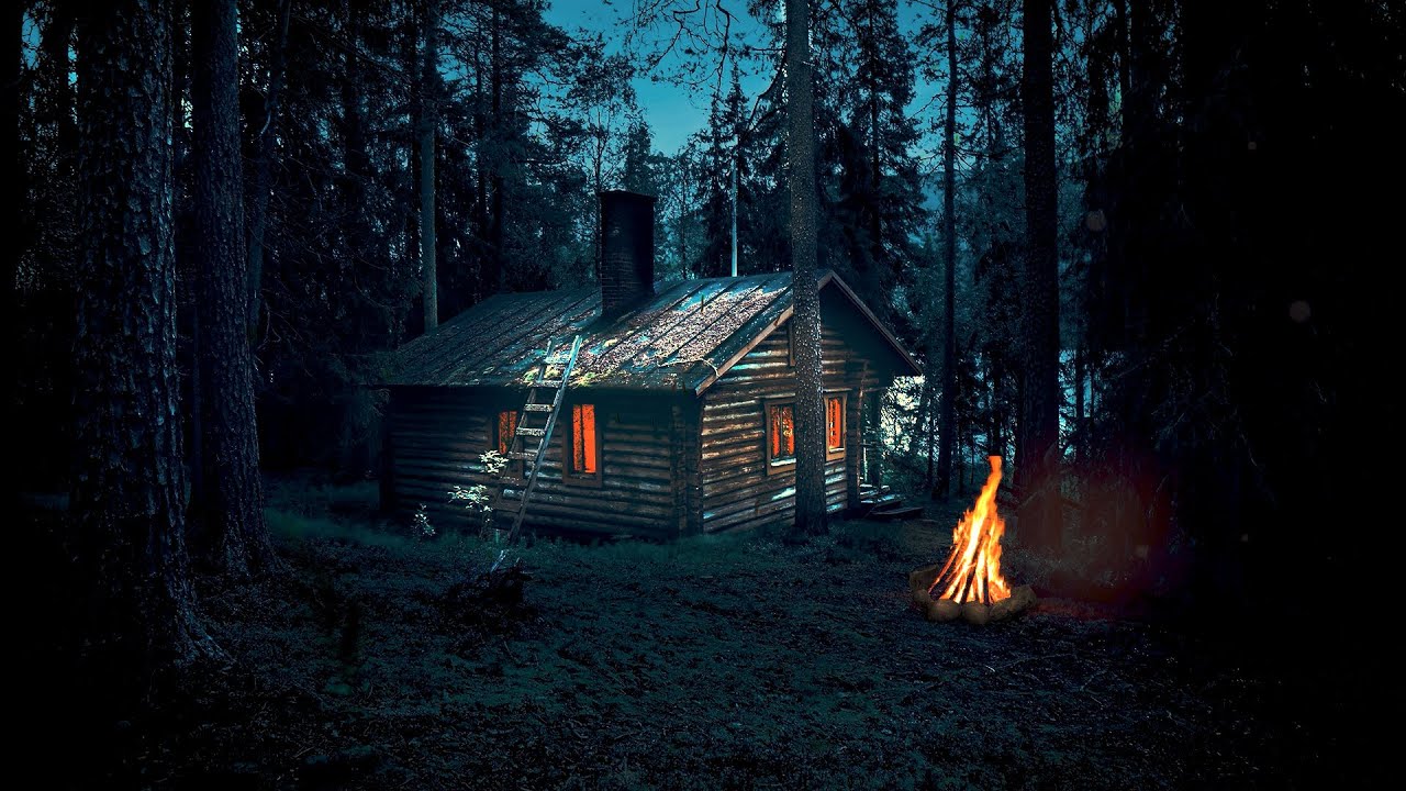 Jungle Jazz: A Cozy Cottage Campfire Retreat - YouTube