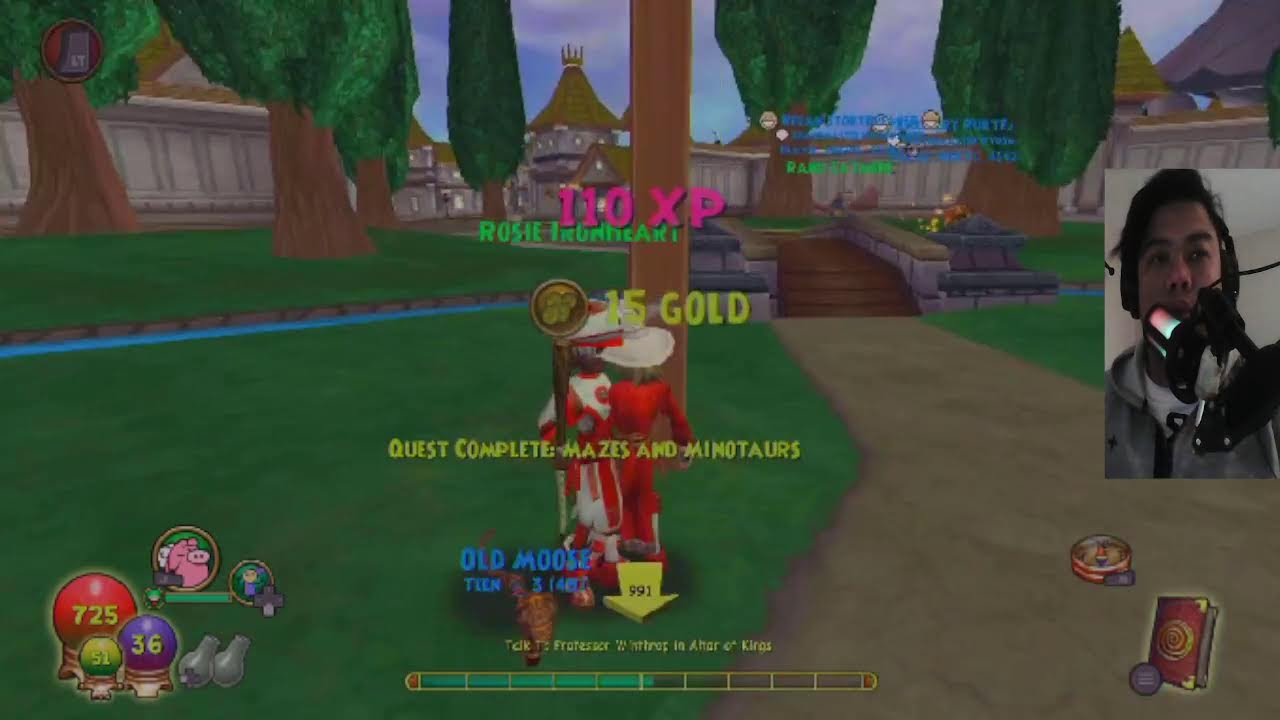 Let play wizard 101 Mission 11 Live streaming - YouTube