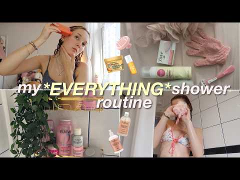 MY EVERYTHING SHOWER ROUTINE 🚿🫧🎀 haircare, skincare & hygiene essentials