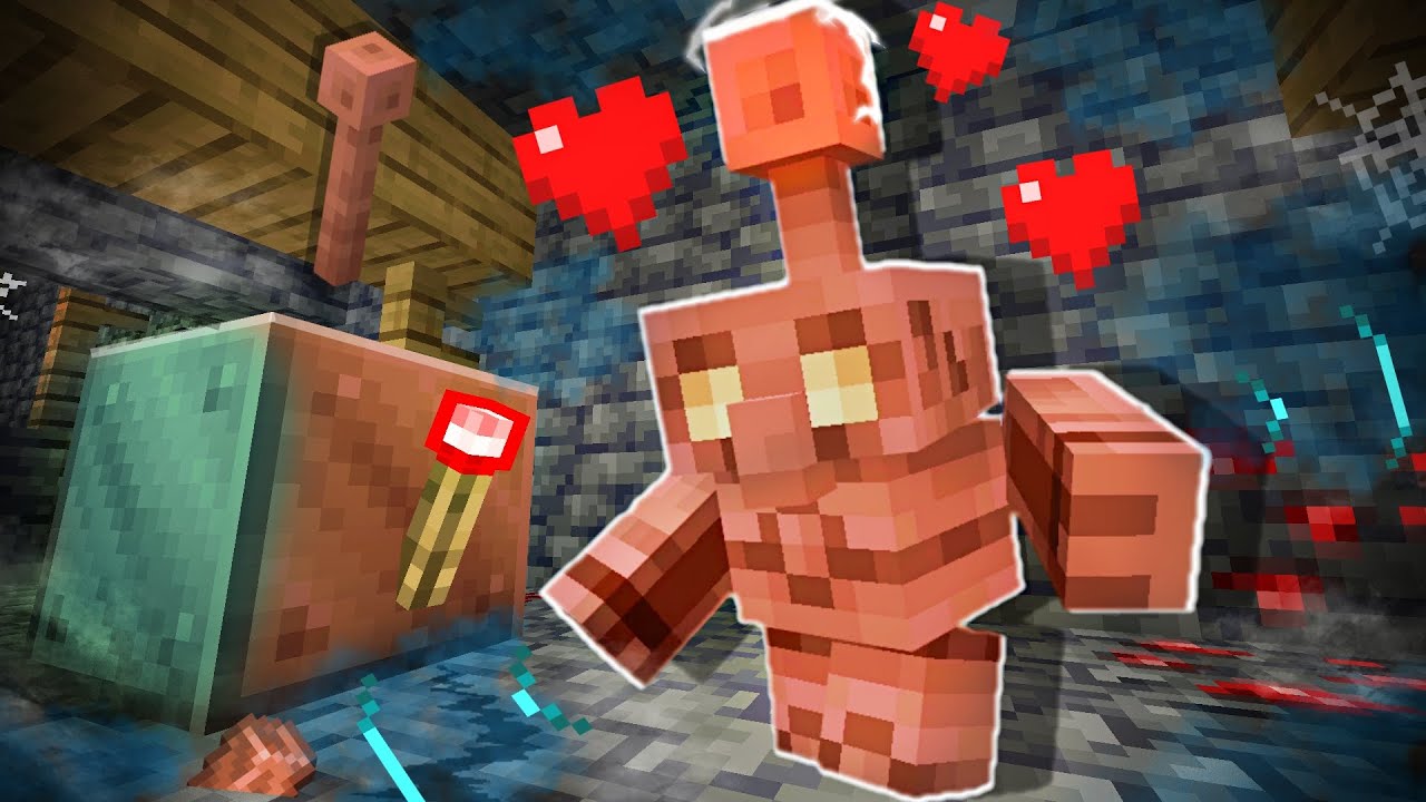 How to make & Use Copper Golem in Minecraft 1.21.9 - YouTube