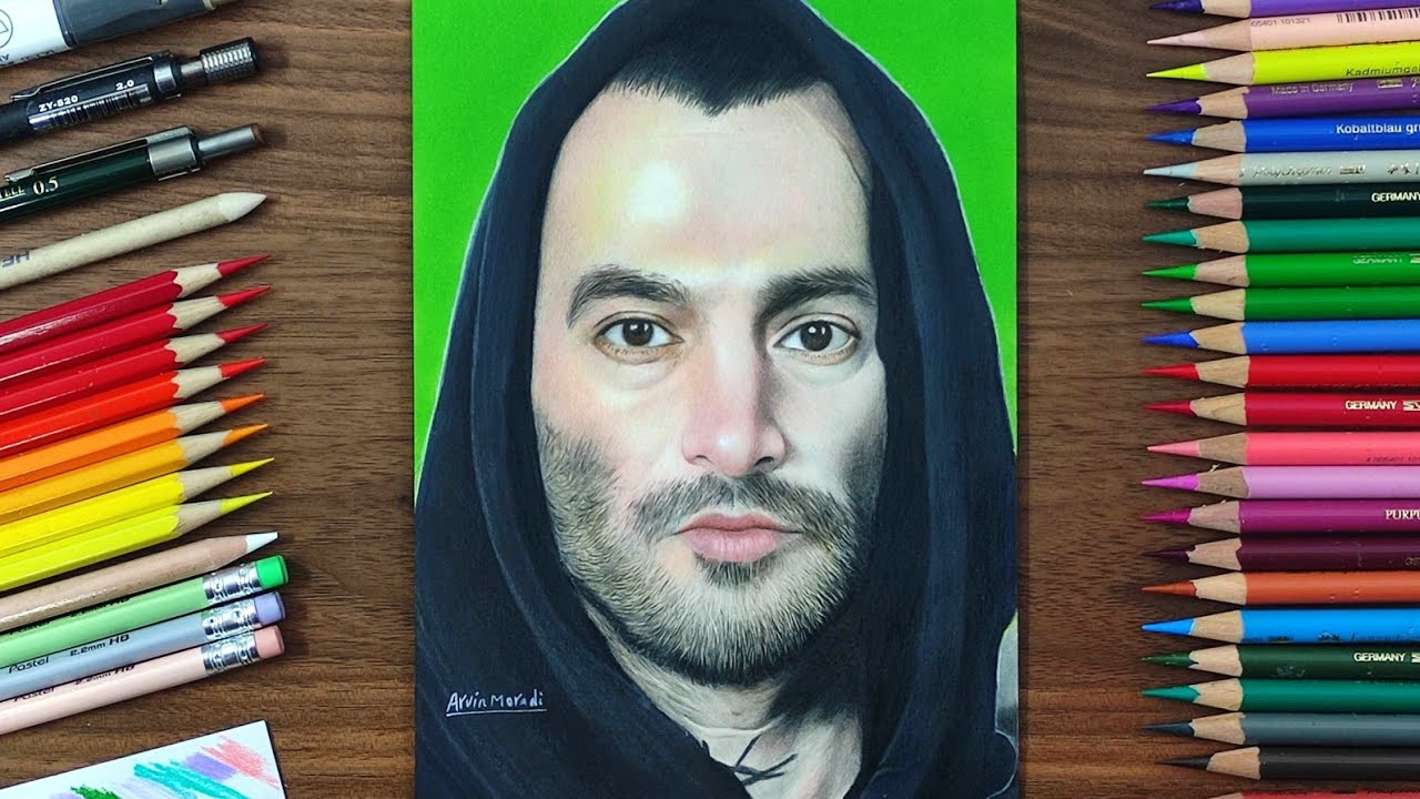 Drawing Yas🔥 (Iranian rapper)| 🔥نقاشی یاس - YouTube