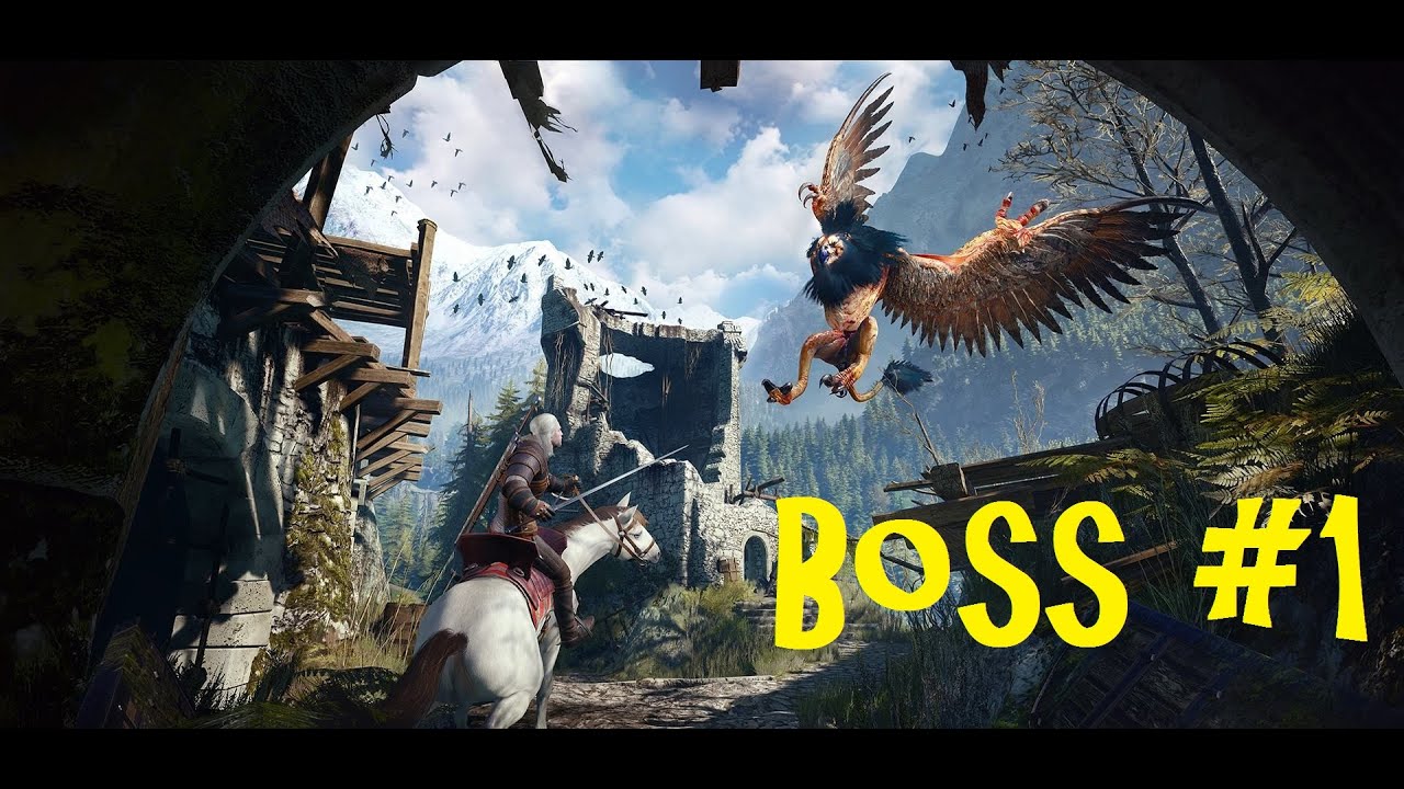 The Witcher 3: Boss #1 Grifo/Marcha da Morte (PS4) - YouTube