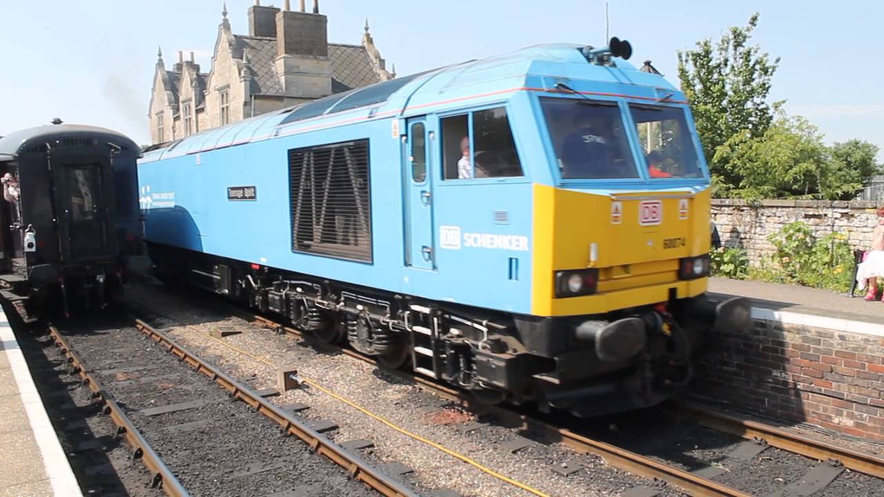 HD 60074 Class 60 Departing Wansford - YouTube