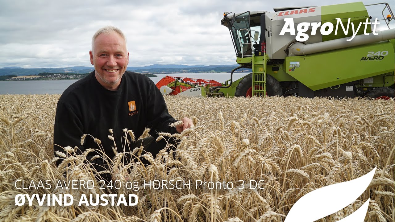 CLAAS AVERO 240 og HORSCH Pronto 3 DC | Øyvind Austad - YouTube