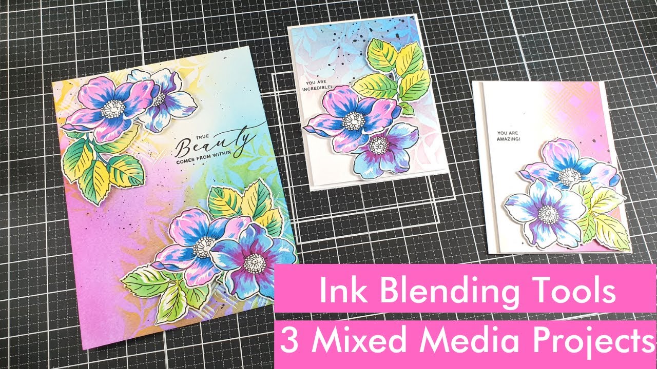 Comparing Large and Small Ink Blending Brushes! - YouTube