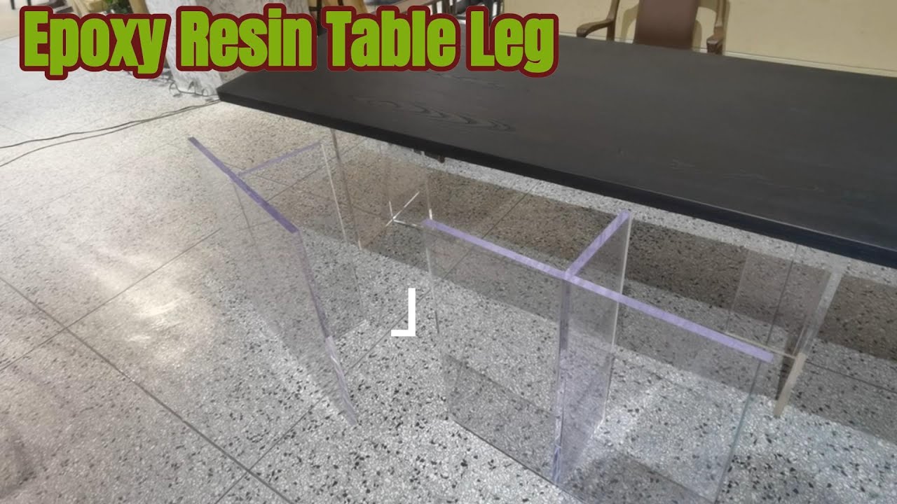 Table Leg With Epoxy Resin Modern Table Legs Epoxy Desk Legs Heavy Duty ...