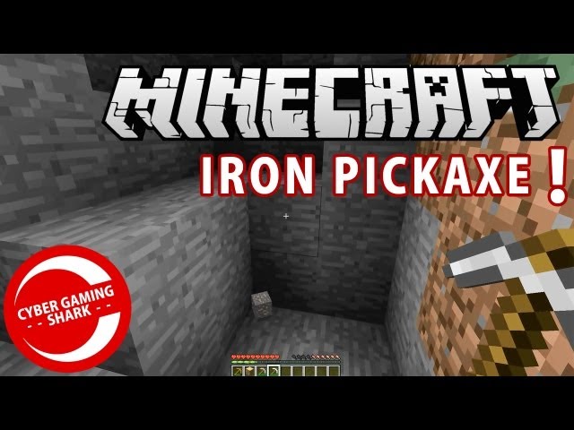 Minecraft Iron Pickaxe Recipe
