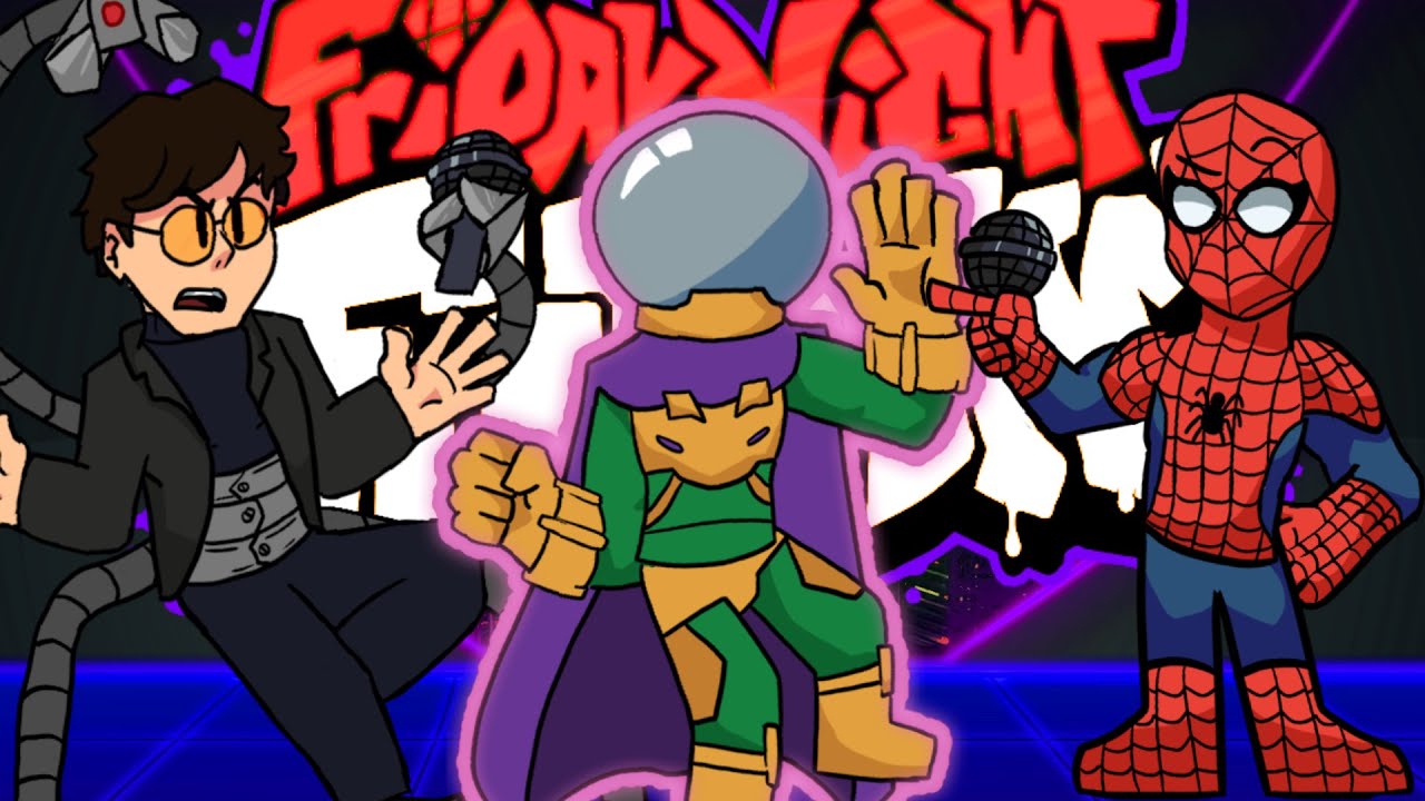 FNF: FRIDAY NIGHT FUNKIN VS FIRE MYSTERIO VS SPIDER MAN SONG [FNFMODS ...