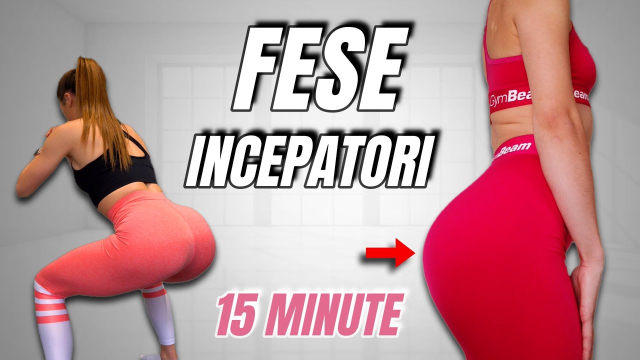 15 Minute Pentru FESE INCEAPATORI | Antrenament Pentru Fese Acasa - YouTube