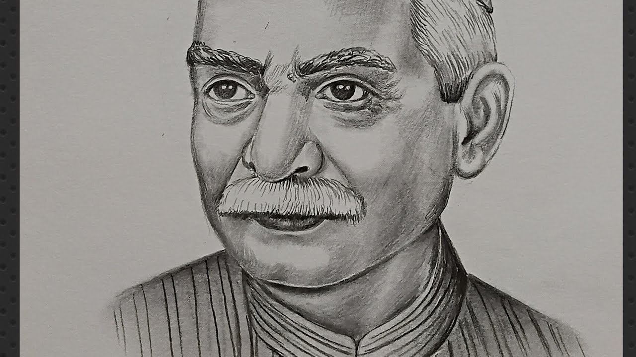 Mastering the Portrait: Draw Dr. Rajendra Prasad Step by Step - YouTube