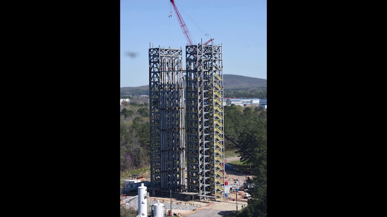 Up, Up Up in 60 Seconds: Watch Rocket Test Stand Soar to 221-Feet Tall ...