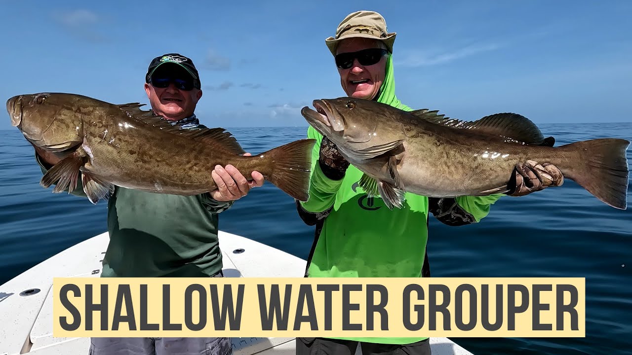 The Villages Deep Sea Fishing Club, Shallow Water Grouper - YouTube