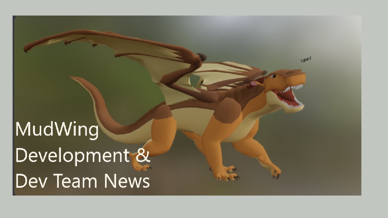 WoF Roblox Development: MudWing News & Changes to the Dev Team - YouTube