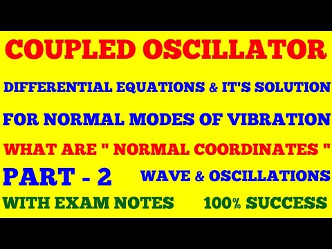 COUPLED OSCILLATOR || PART - 2 || EXCHANGE OF ENERGY BETWEEN PENDULUMS ...