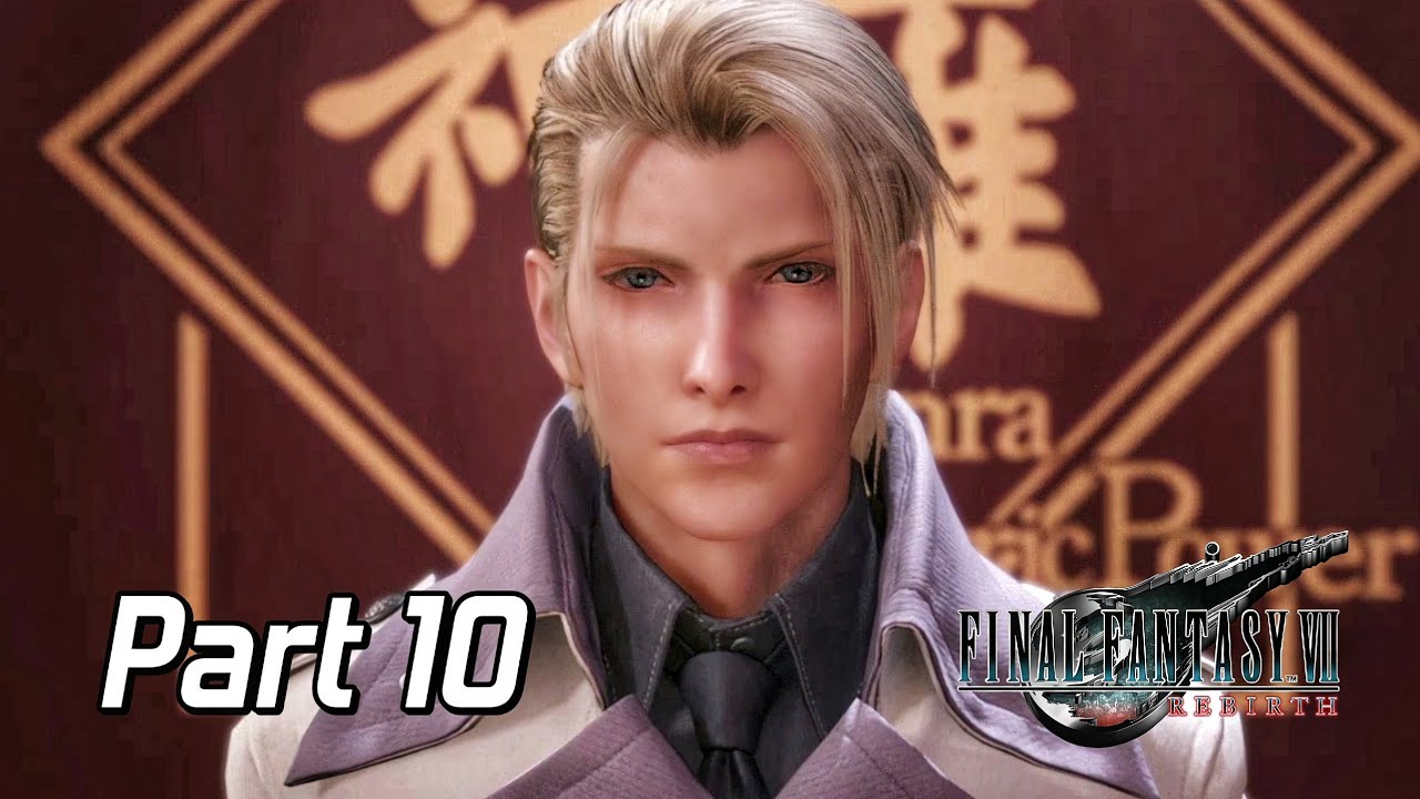 Rufus Shinra - Final Fantasy VII Rebirth Playthrough - Part 10 - YouTube