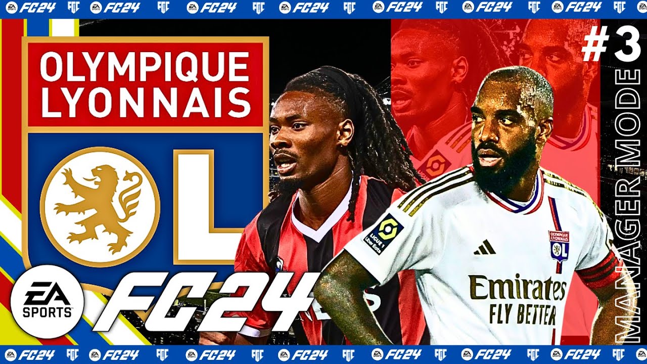 Laga Debut Lyon Di Ligue 1 France! | EAFC 22 Olympique Lyonnais Manager ...