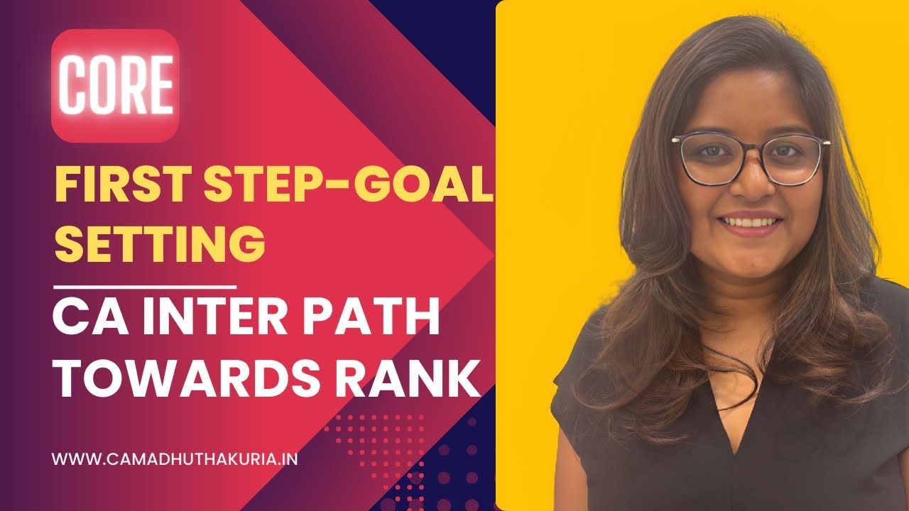 Path towards RANK for CA INTER Students | Those who once imagined Let’s ...