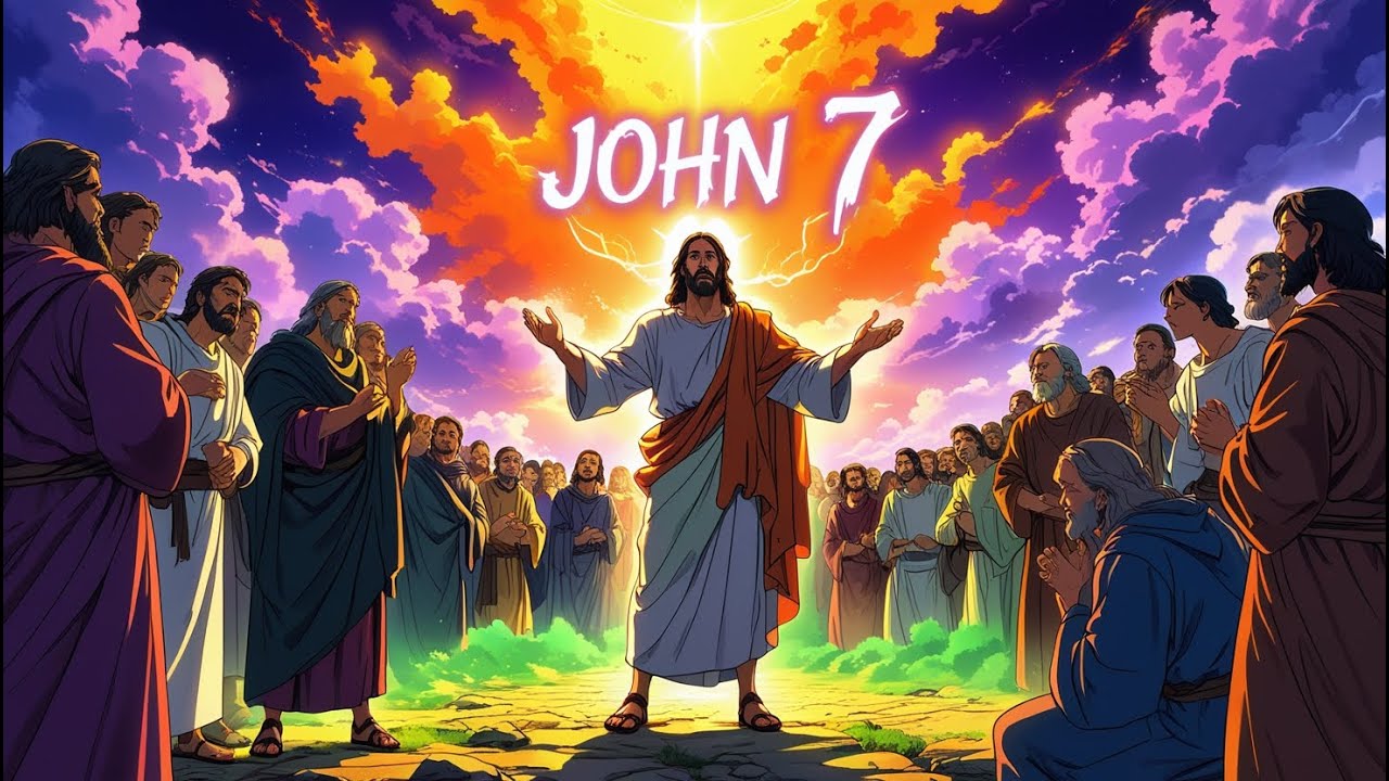 John 7 - Living Water, Truth, and Division | Anime Bible - YouTube