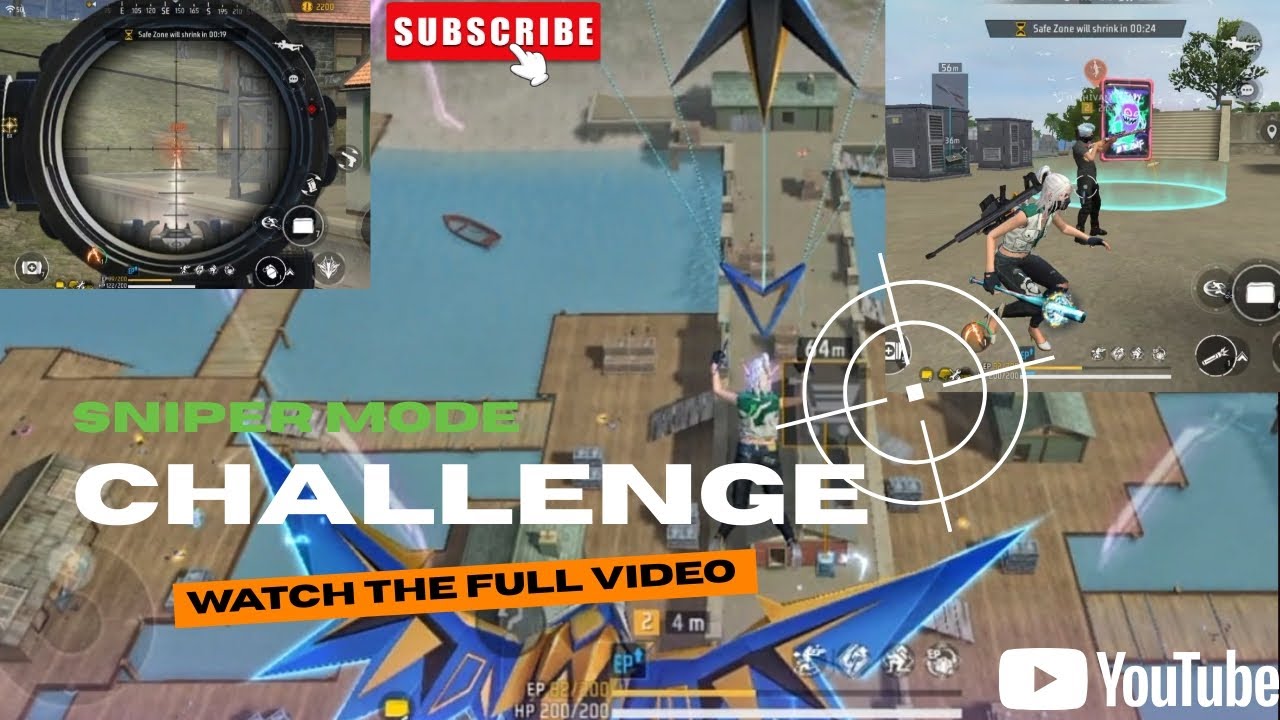 Free Fire Sniper Challenge -Let's see How Far I Can Shoot ! 🔫 🎯 - YouTube